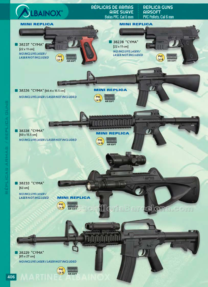 RÉPLICAS DE ARMAS AIRSOFT 04 Albainox